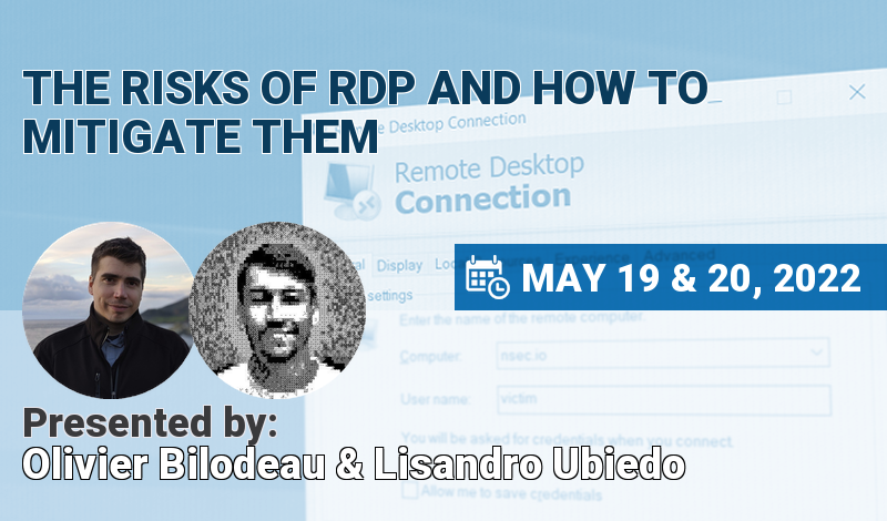 The Risks of RDP and How to Mitigate Them • NorthSec 2026