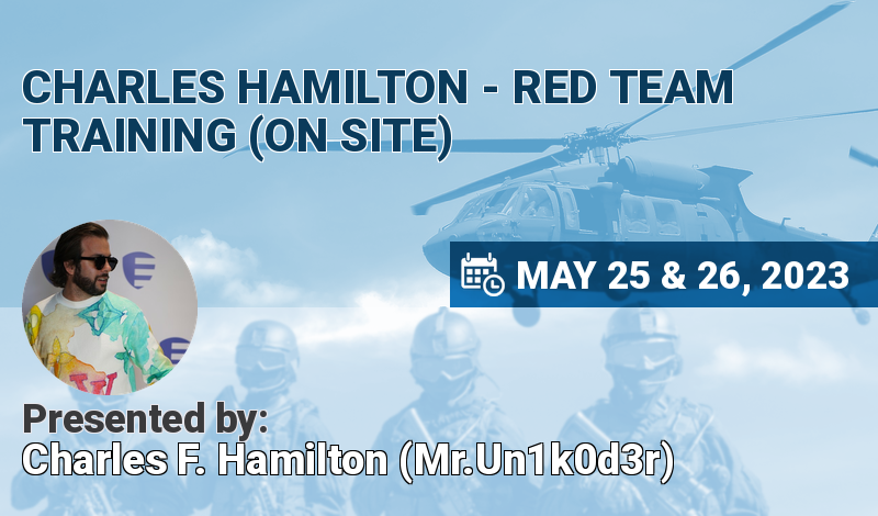 Charles Hamilton - Red Team Training (On Site) • NorthSec 2025