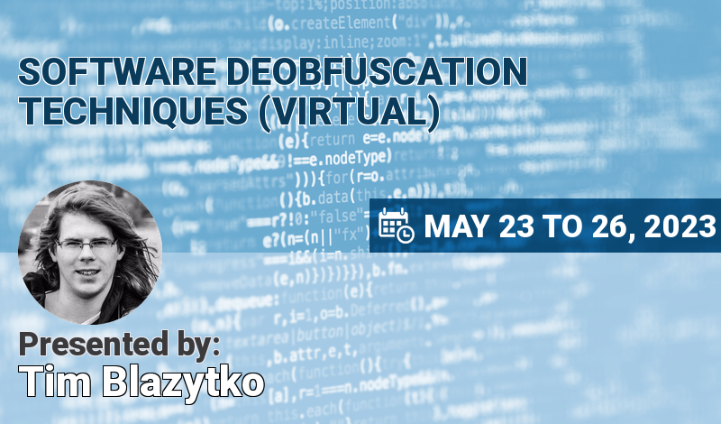 Software Deobfuscation Techniques (Virtual) • NorthSec 2025