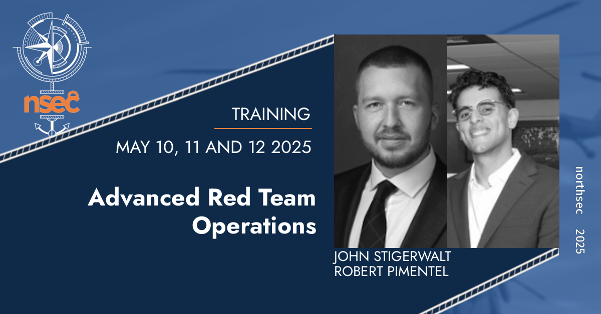 Advanced Red Team Operations • NorthSec 2026
