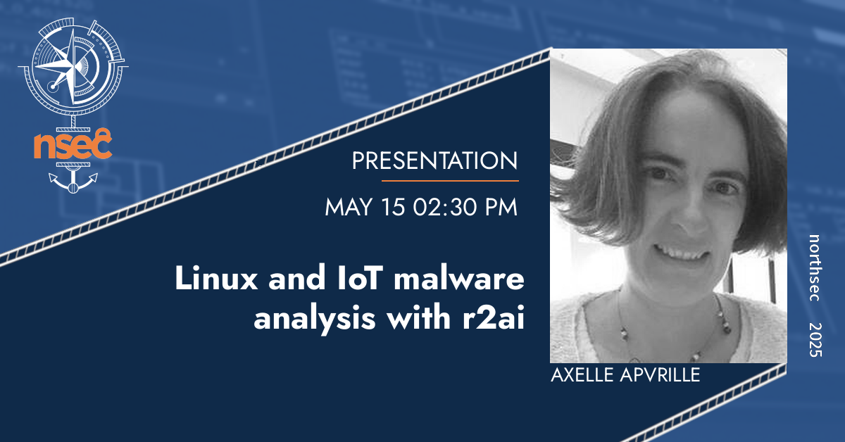 Linux and IoT malware analysis with r2ai • NorthSec 2025